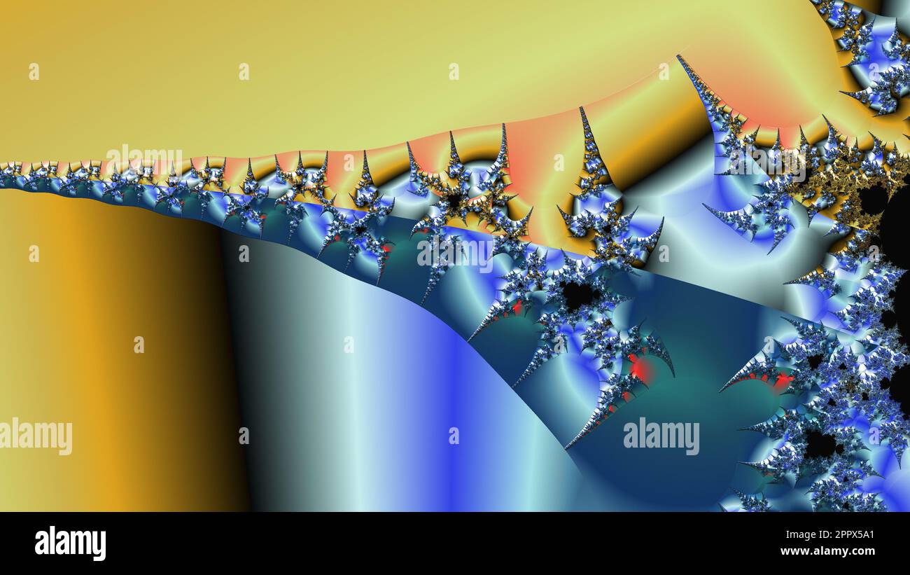 Infinite Mandelbrot Fractal Zoom Colorful Art Render Abstract ...