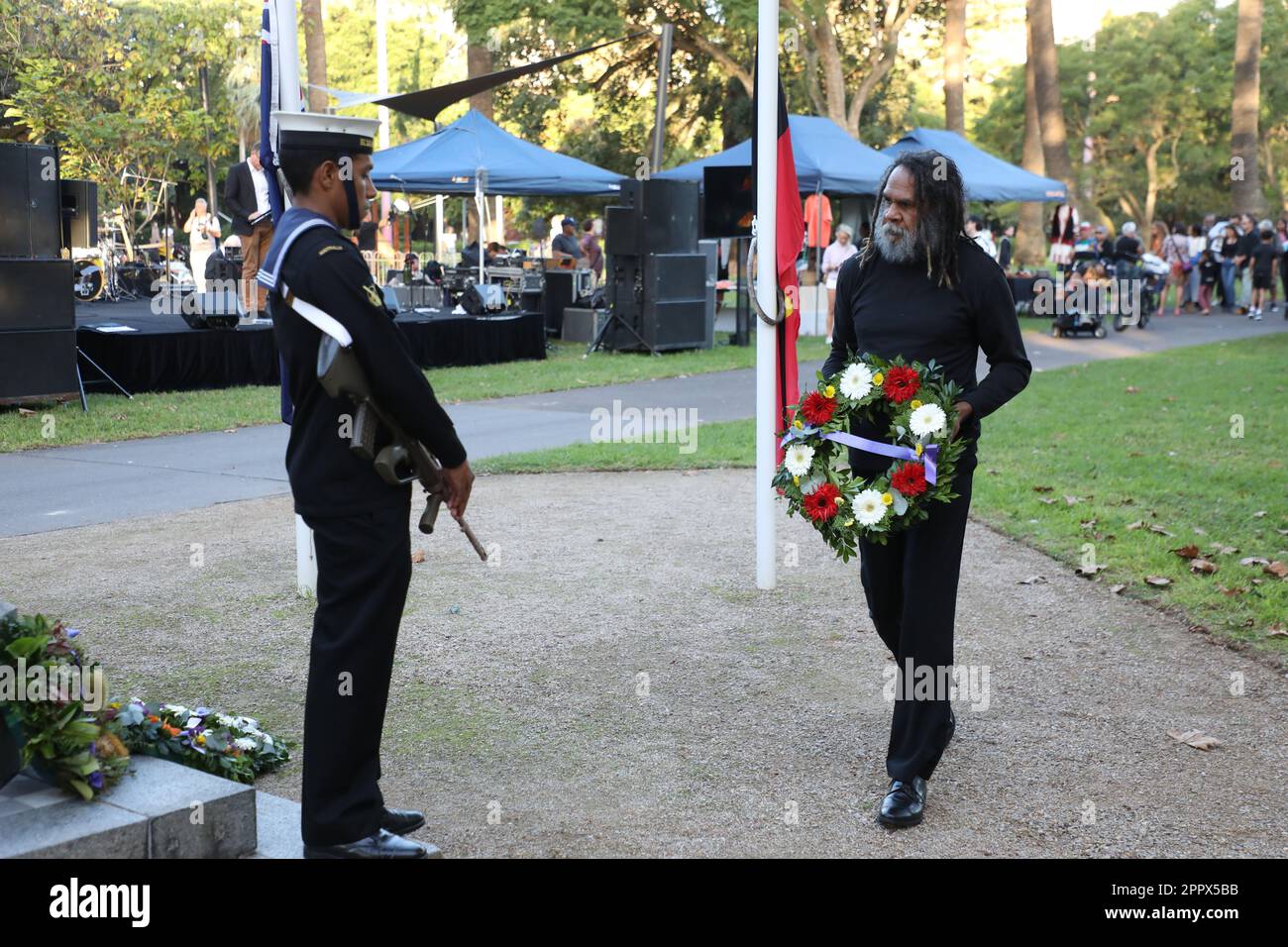 Sydney, Australia. 25th April 2023. The ANZAC Day Coloured Digger event ...