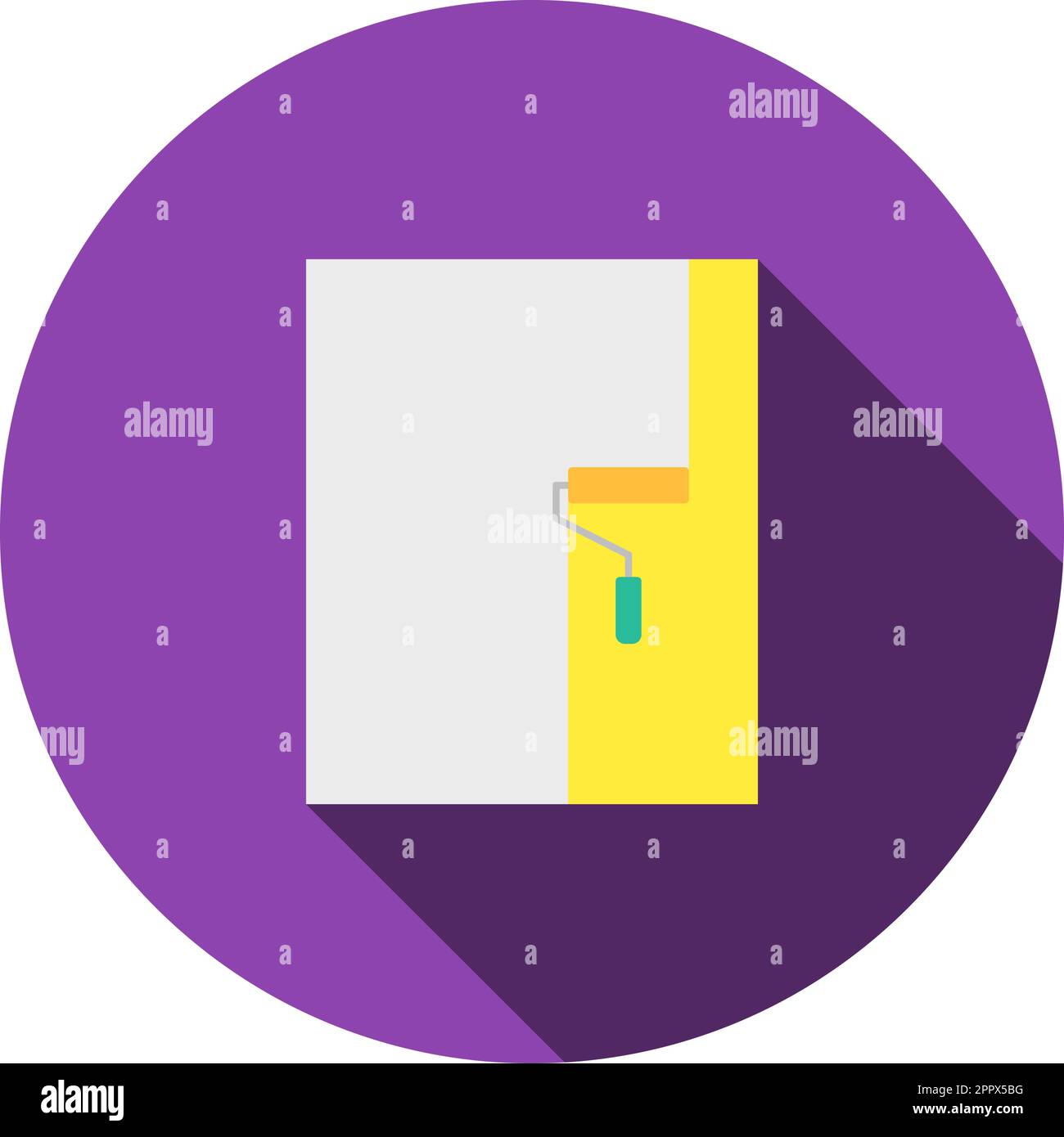 Wall Painting Icon Stock Vector Image & Art - Alamy