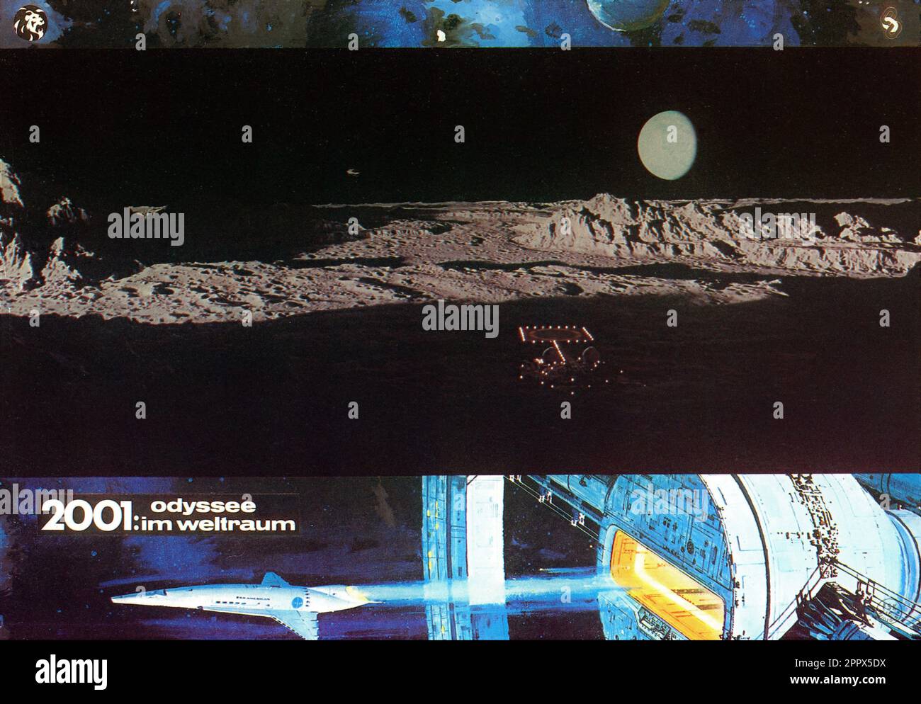 Moon Base in 2001 : A SPACE ODYSSEY / ODYSSEE IM WELTRAUM 1968 director STANLEY KUBRICK ...