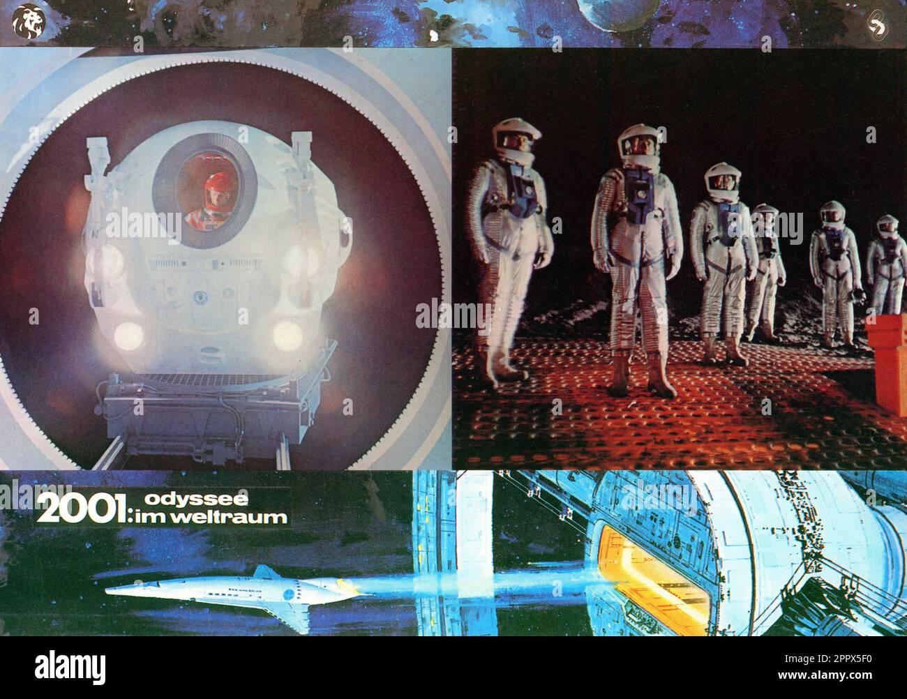 KEIR DULLEA and WILLIAM SYLVESTER in 2001 : A SPACE ODYSSEY / ODYSSEE ...