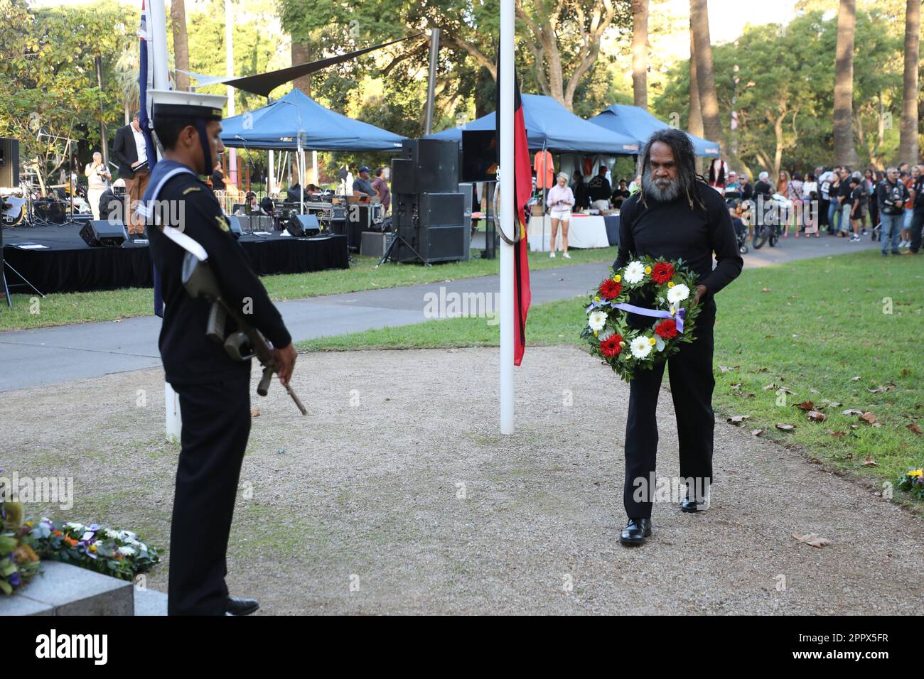 Sydney, Australia. 25th April 2023. The ANZAC Day Coloured Digger event ...