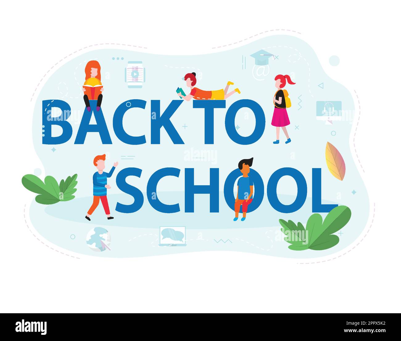 Back to school background vector illustration Stock Vector Image & Art ...