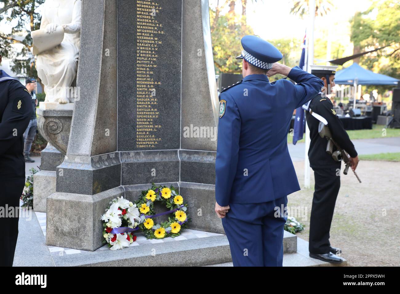 Sydney, Australia. 25th April 2023. The ANZAC Day Coloured Digger event ...