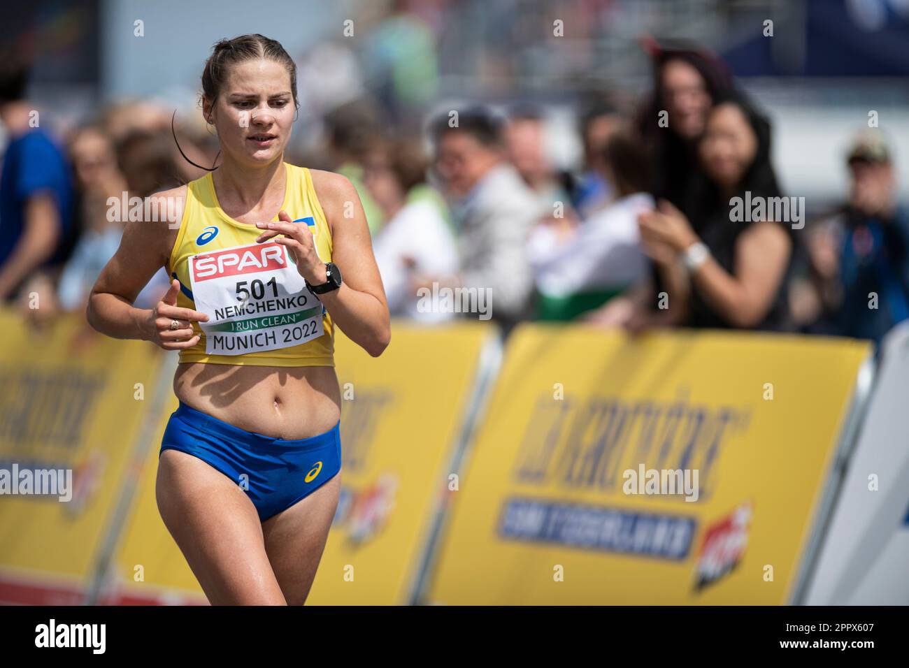 Maryna NEMCHENKO participating in the Marathon of the European ...