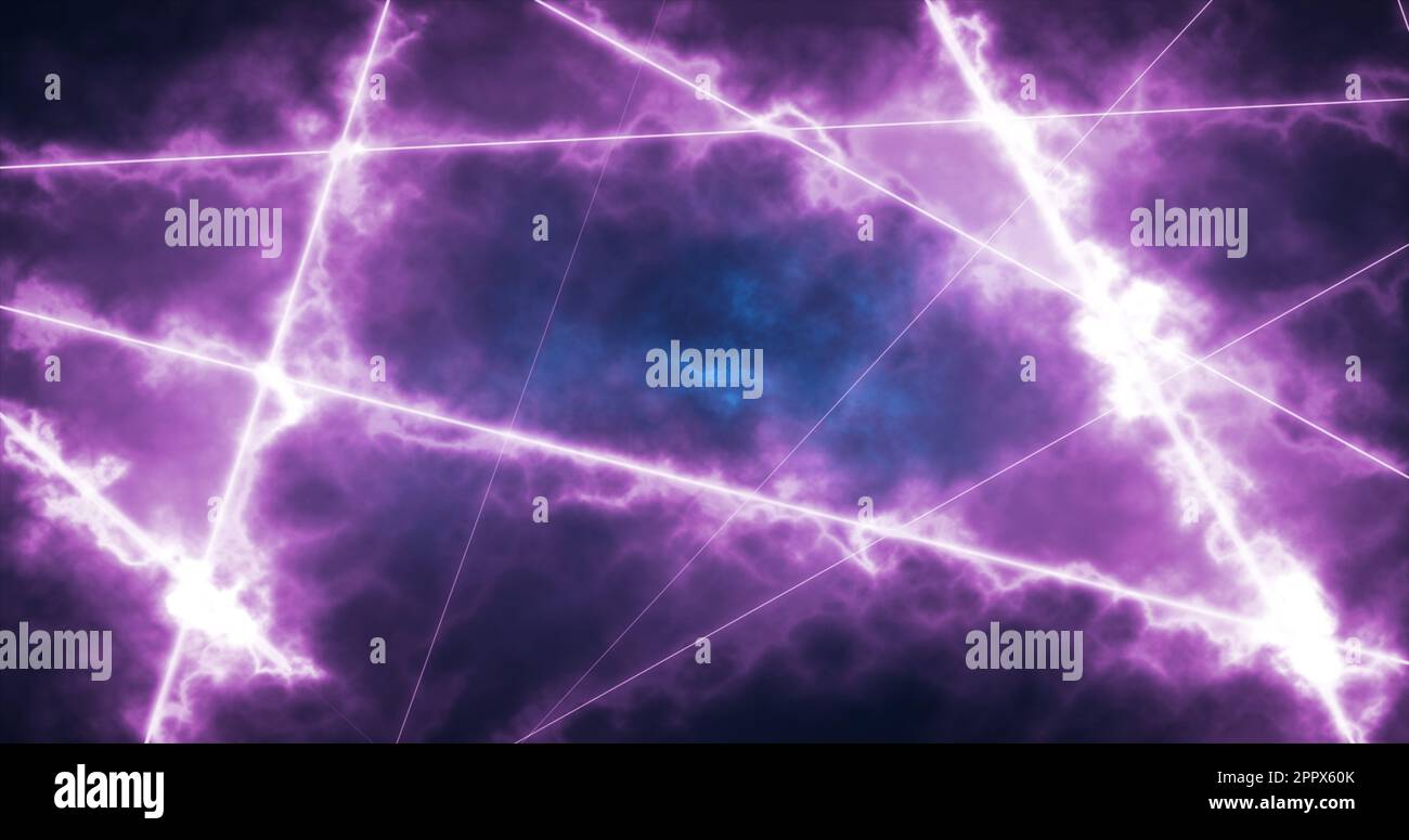 Abstract purple energy lines magical glowing background Stock Photo - Alamy
