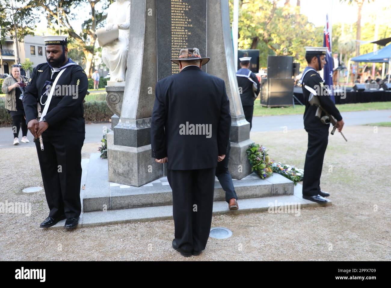 Sydney, Australia. 25th April 2023. The ANZAC Day Coloured Digger event ...