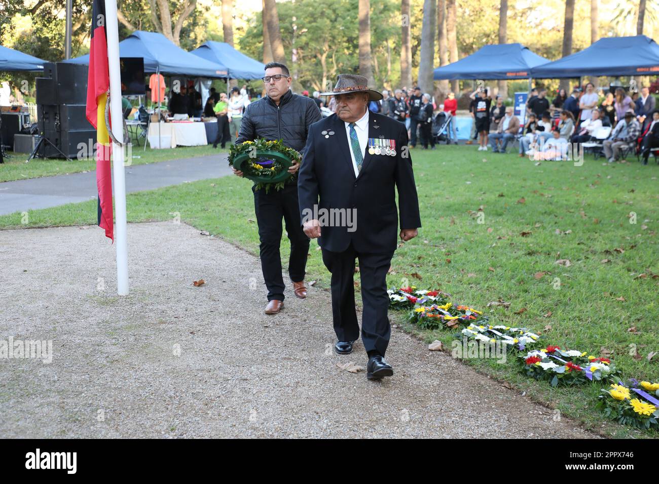 Sydney, Australia. 25th April 2023. The ANZAC Day Coloured Digger event ...