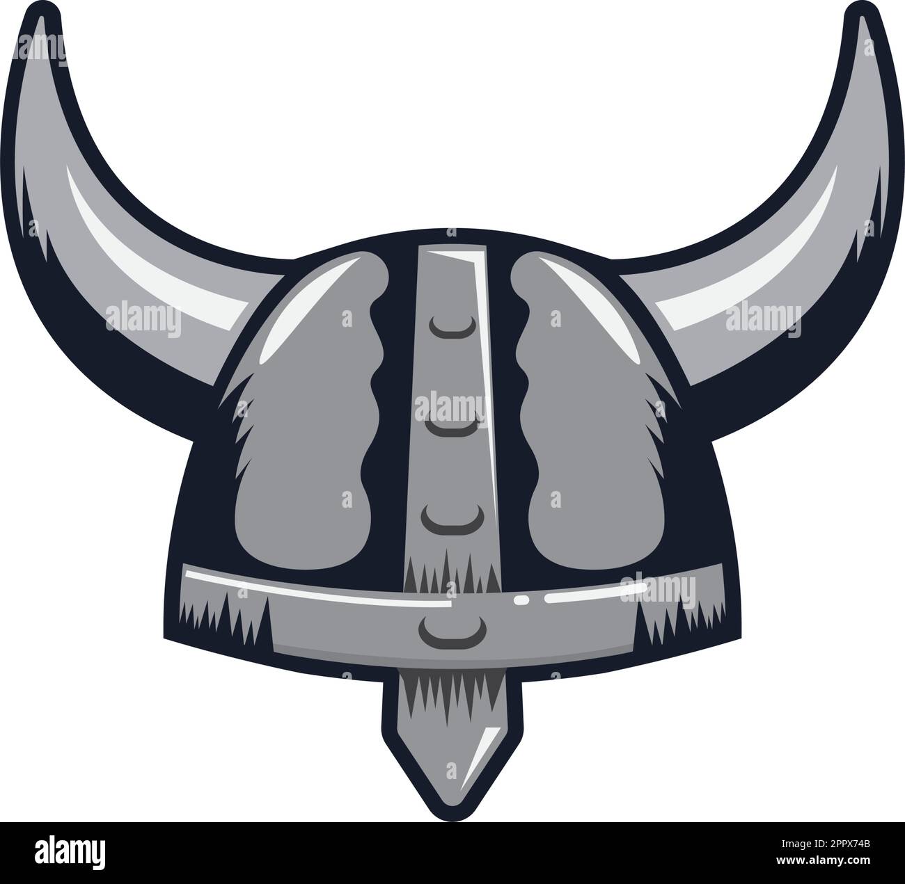 viking helmet vector element concept design template Stock Vector Image ...