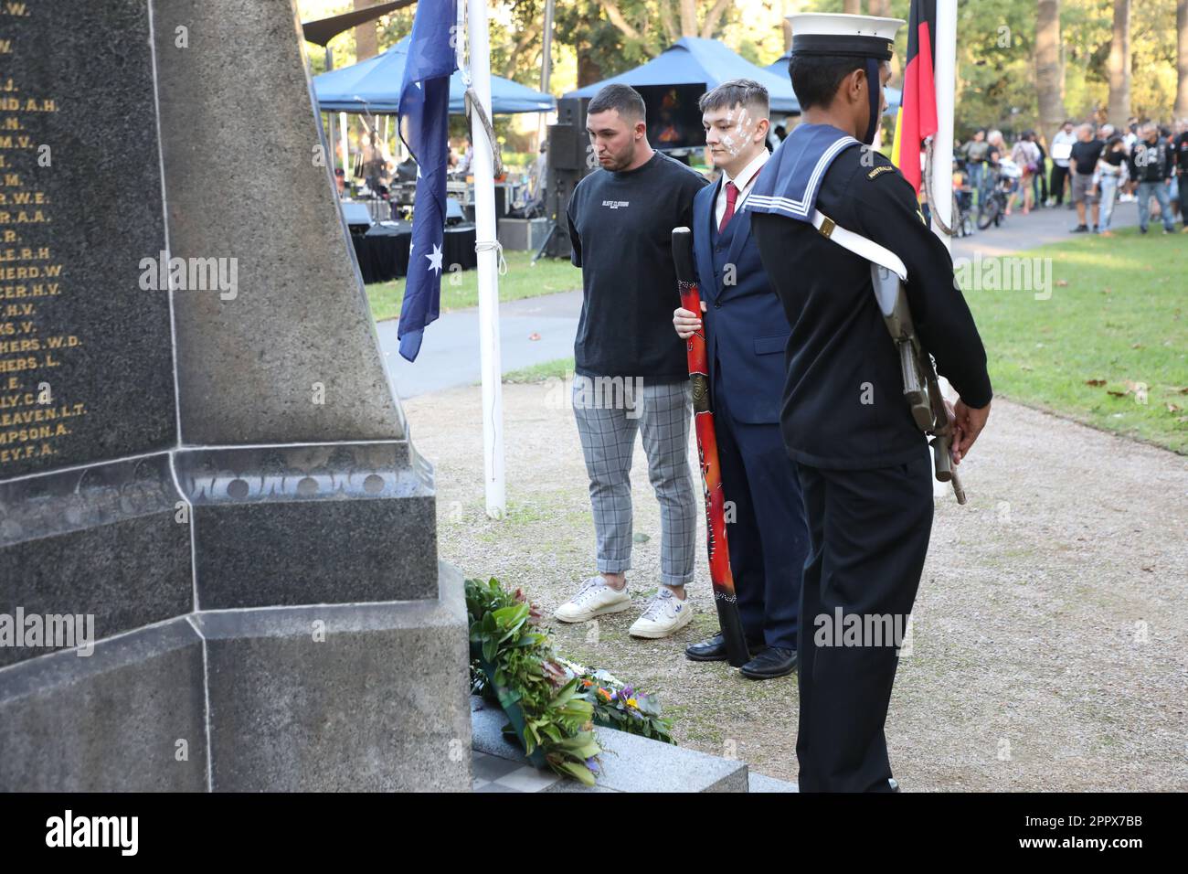 Sydney, Australia. 25th April 2023. The ANZAC Day Coloured Digger event ...