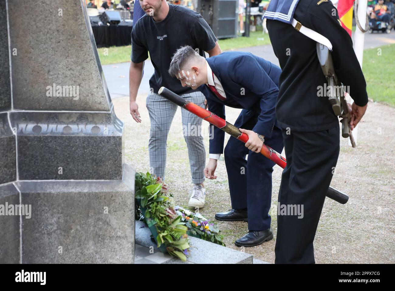 Sydney, Australia. 25th April 2023. The ANZAC Day Coloured Digger event ...