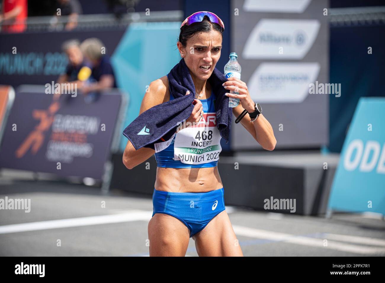 Anna Incerti participating in the Marathon of the European Athletics ...