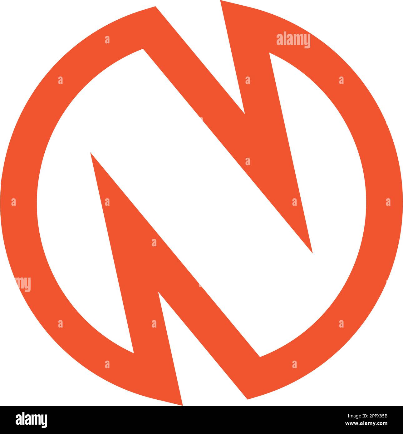 N Letter icon Vector illustration concept design template Stock Vector ...