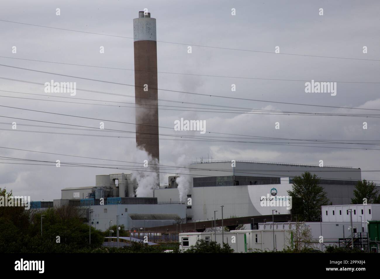 Edmonton EcoPark waste incinerator in north London, Edmonton England UK ...