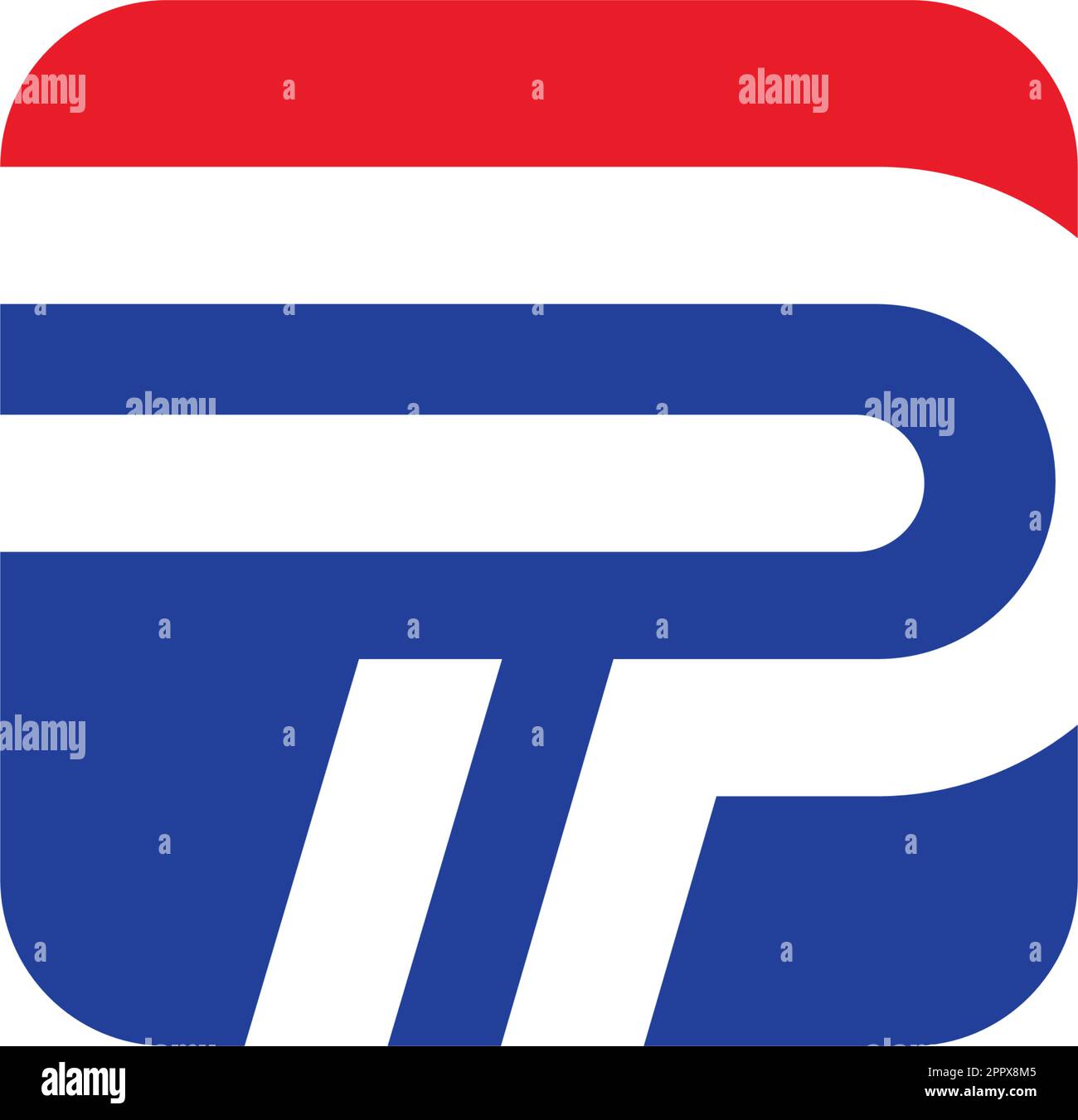 P or TP letter icon illustration vector concept design Stock Vector ...