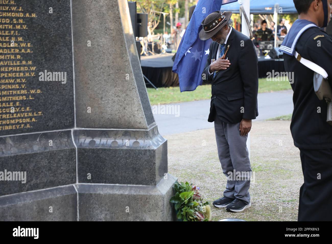Sydney, Australia. 25th April 2023. The ANZAC Day Coloured Digger event ...