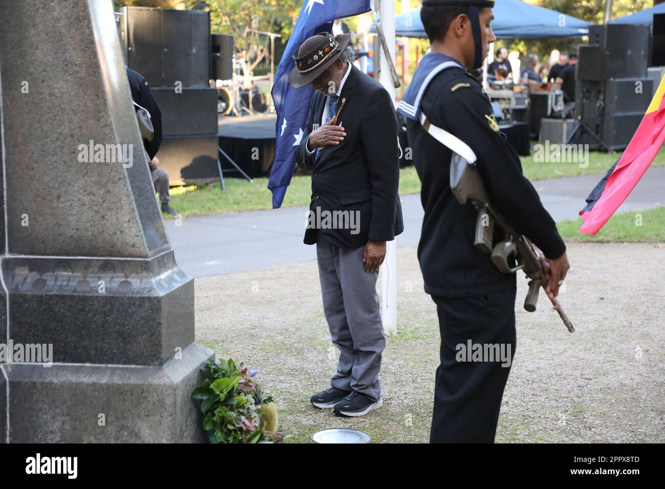 Sydney, Australia. 25th April 2023. The ANZAC Day Coloured Digger event ...