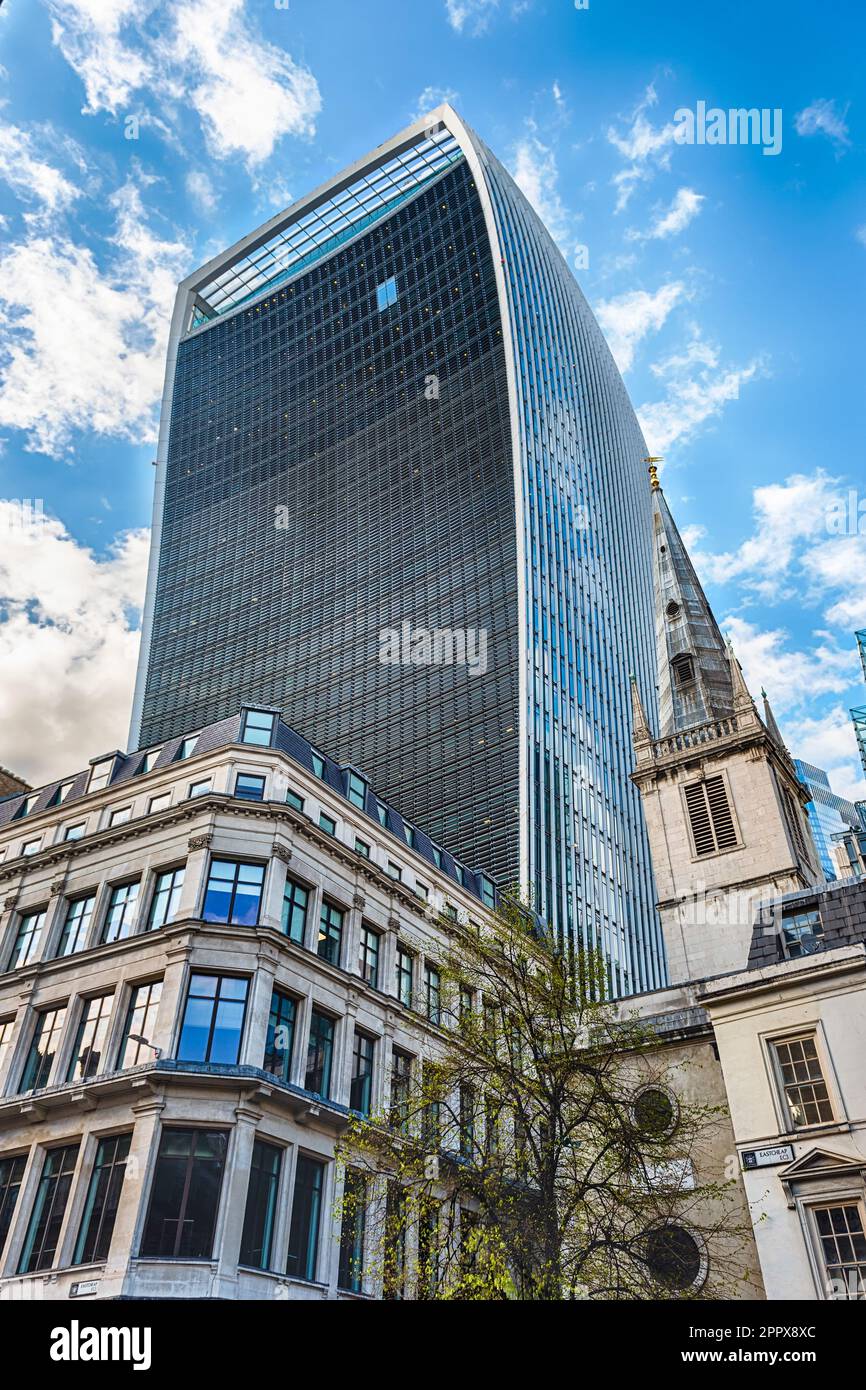 LONDON - APRIL 13, 2022: The 20 Fenchurch Street aka Walkie Talkie ...