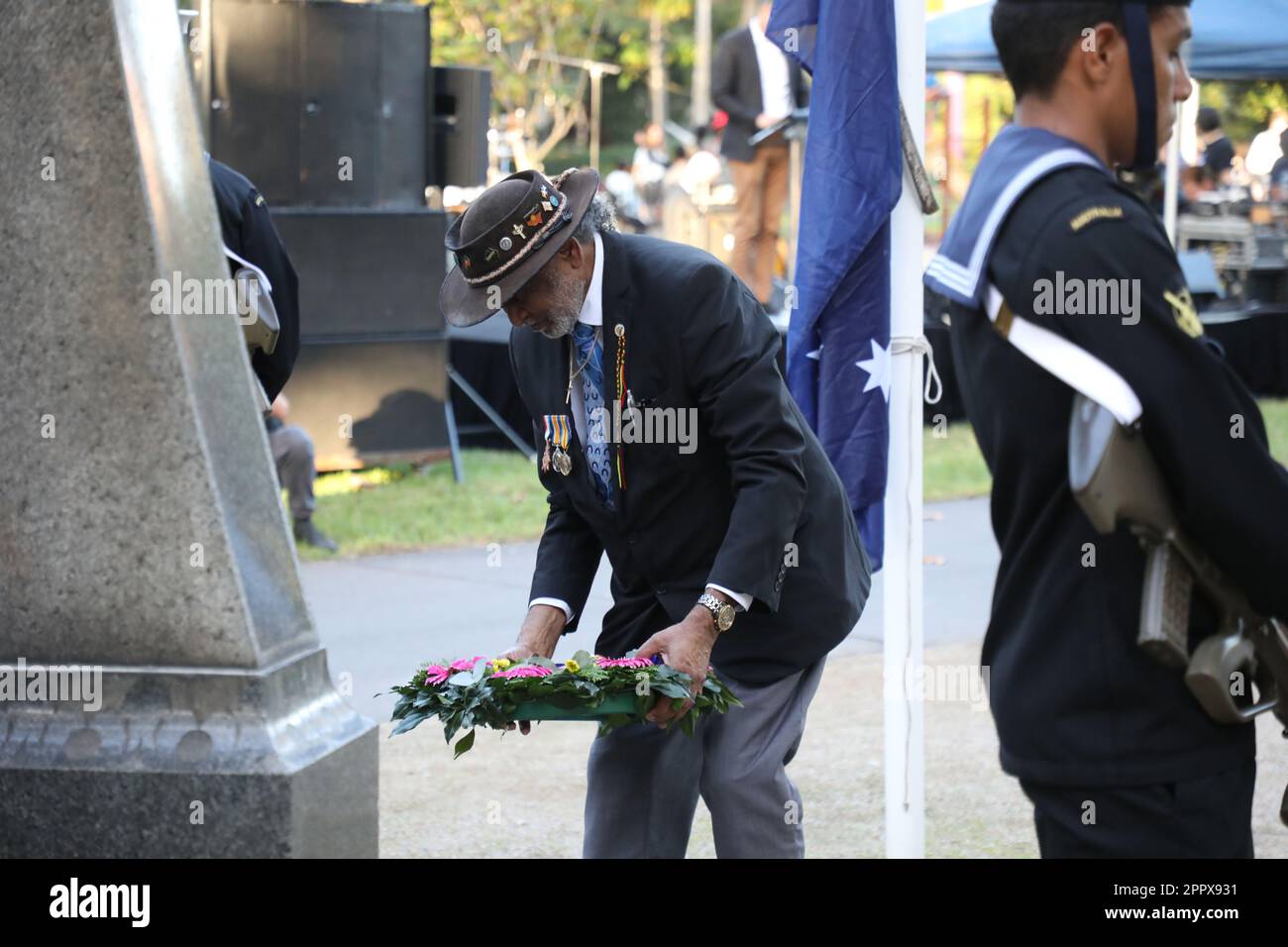 Sydney, Australia. 25th April 2023. The ANZAC Day Coloured Digger event ...