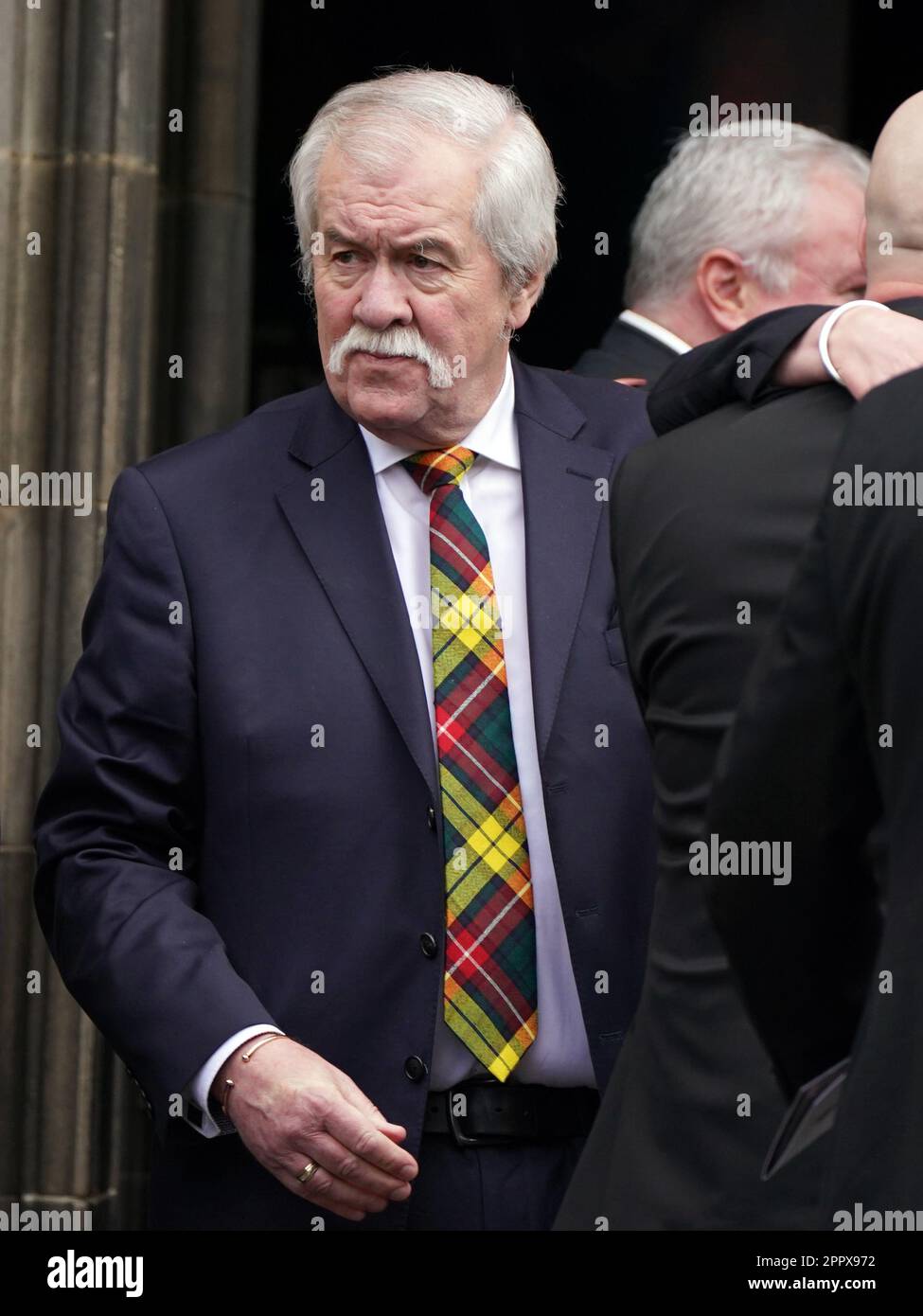 Fomer sport journalist Jim Black following a memorial service for ...