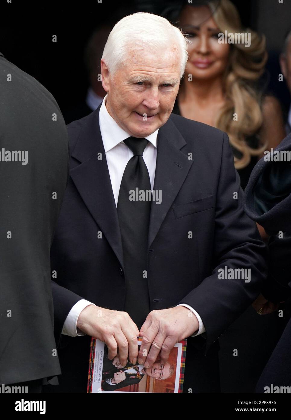 Former boxer Jim Watt following a memorial service for former boxer Ken ...