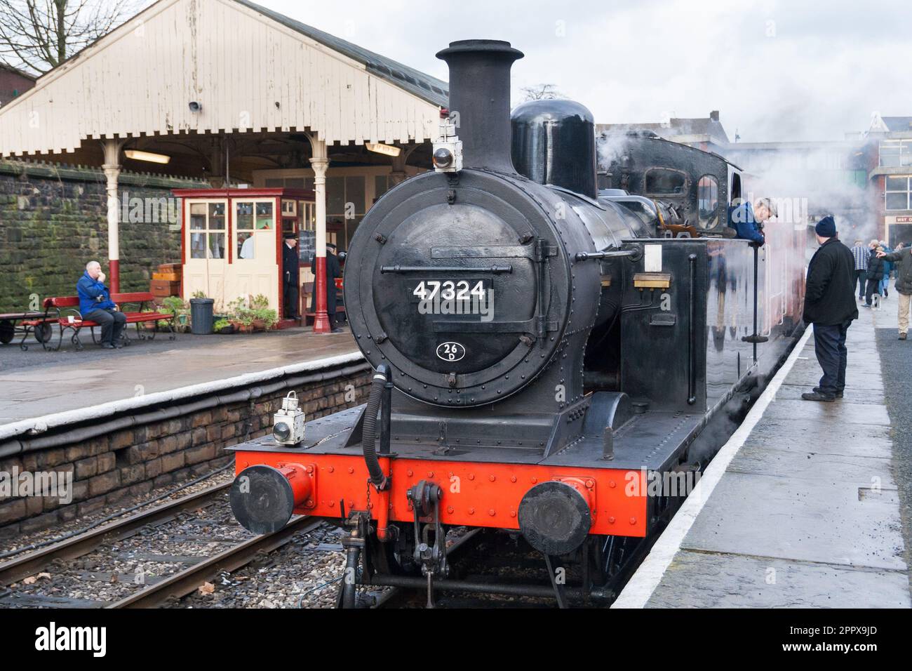 A steam railway gala on the East Lancashire Railway (ELR Stock Photo ...