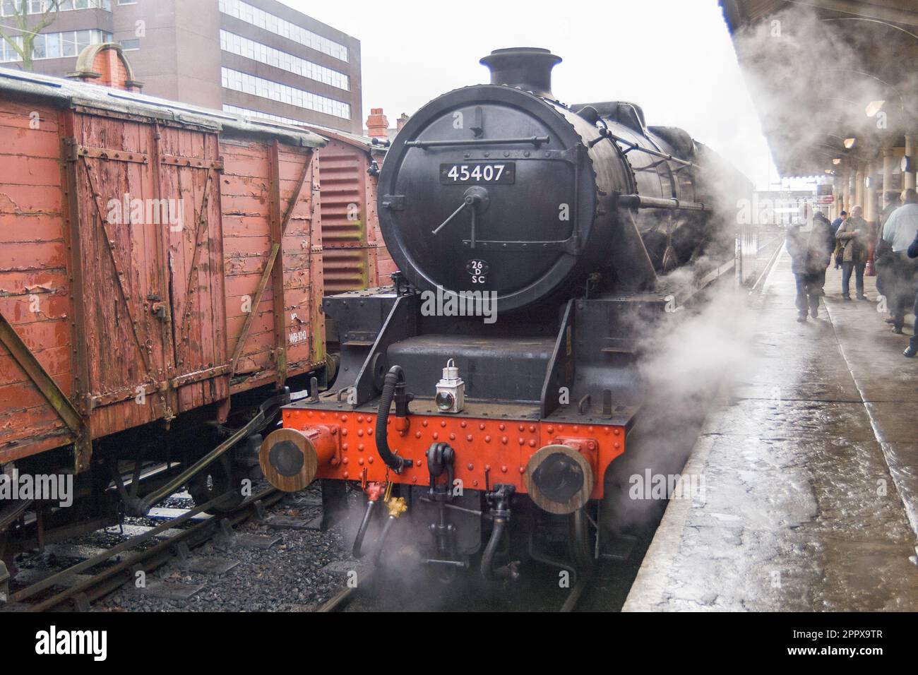 A steam railway gala on the East Lancashire Railway (ELR Stock Photo ...