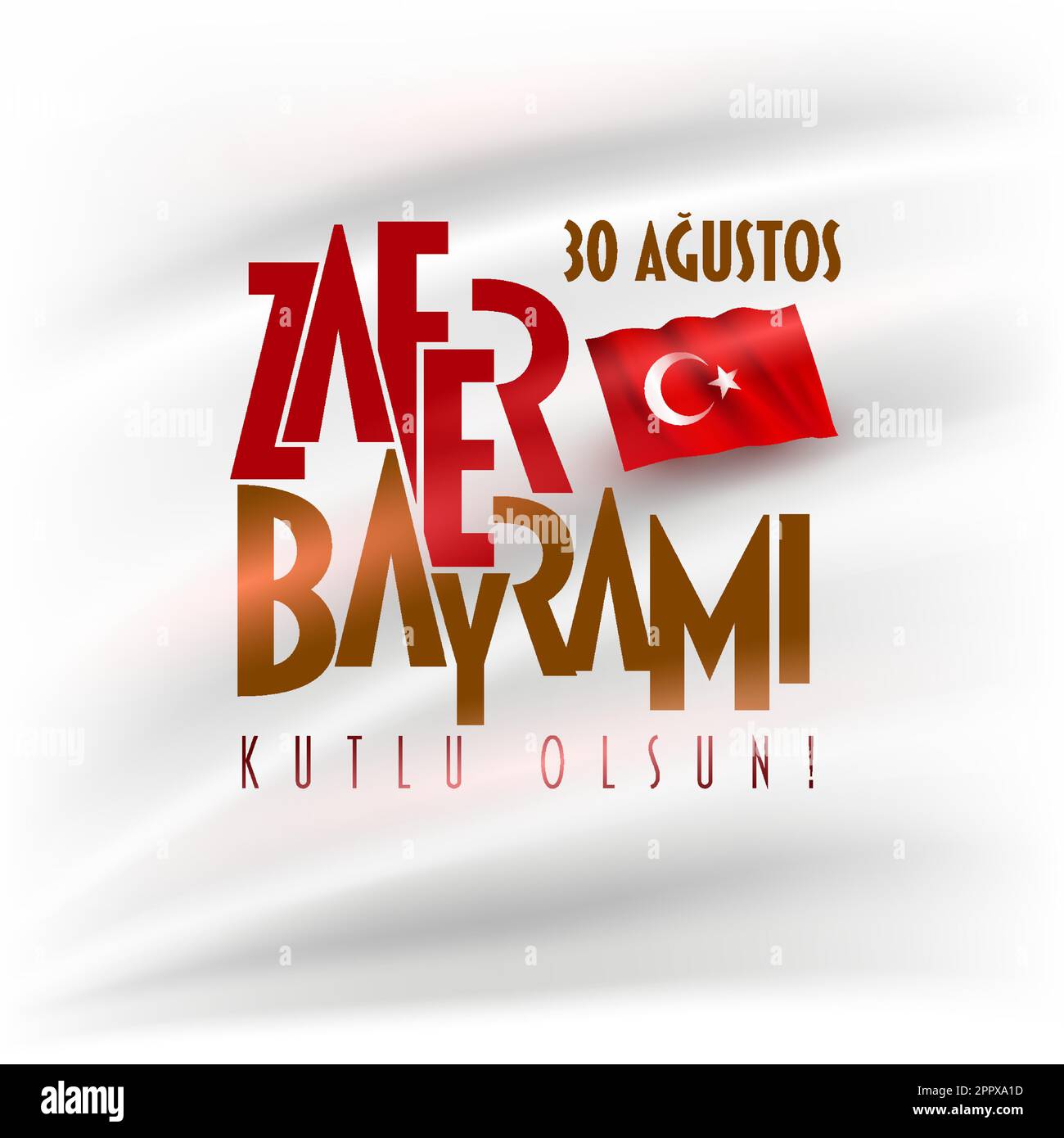August 30 celebration of victory and the National Day in Turkey Stock ...