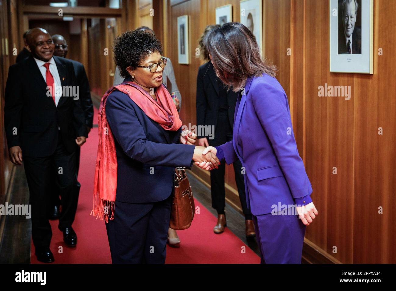 Berlin, Deutschland. 25th Apr, 2023. (RL) Annalena Baerbock, Federal ...