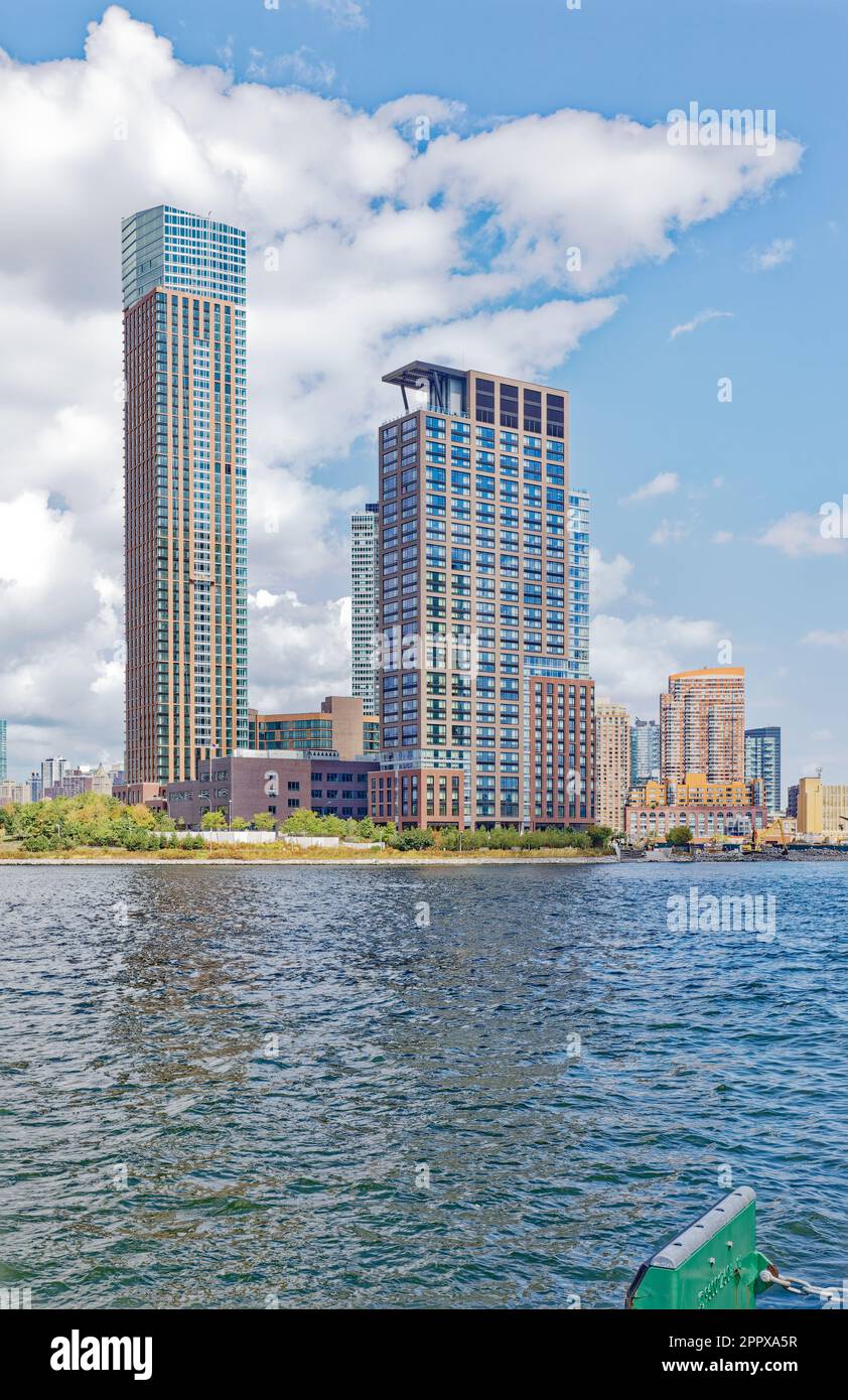 Gotham Point North (left) and Gotham Point South, a residential ...