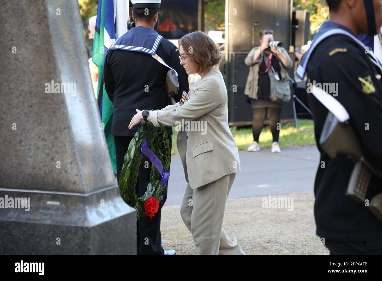 Sydney, Australia. 25th April 2023. The ANZAC Day Coloured Digger event ...