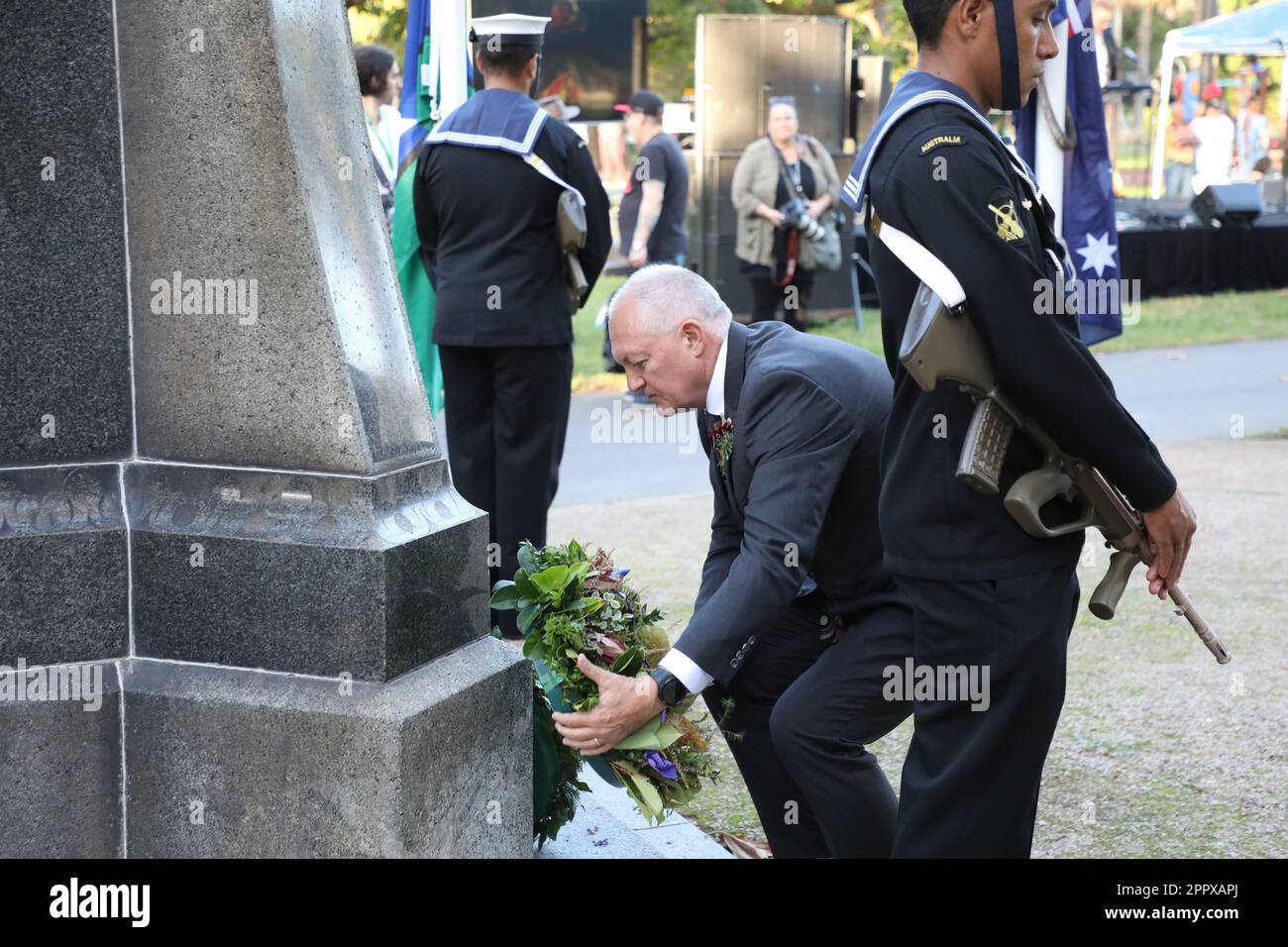 Sydney, Australia. 25th April 2023. The ANZAC Day Coloured Digger event ...