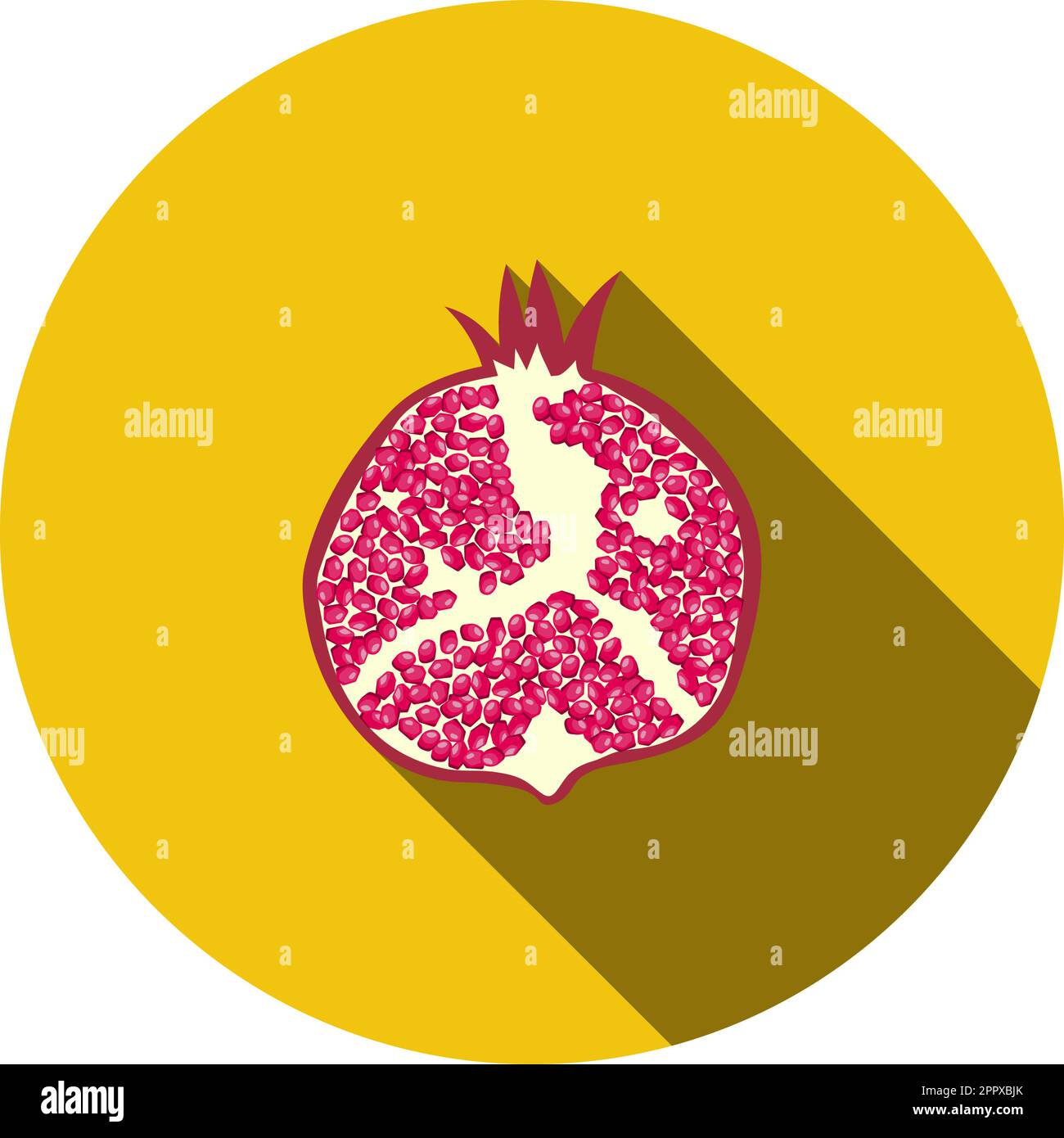 Healthy organic pomegranate tree Stock Vector Images - Alamy