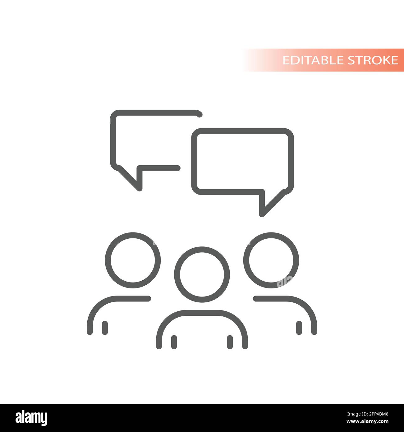 Speech bubble bold outline Stock Vector Images - Alamy