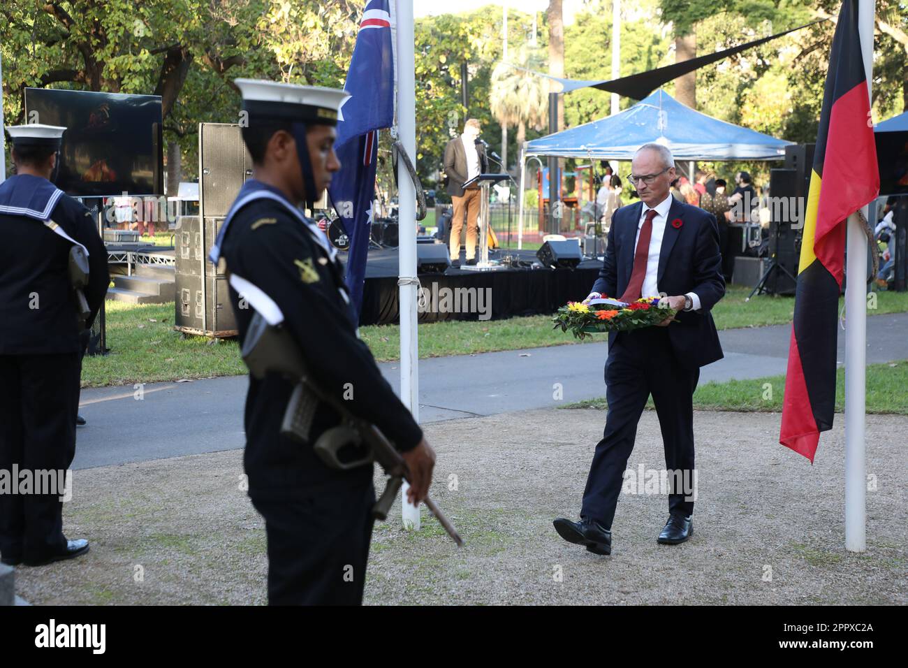Sydney, Australia. 25th April 2023. The ANZAC Day Coloured Digger event ...