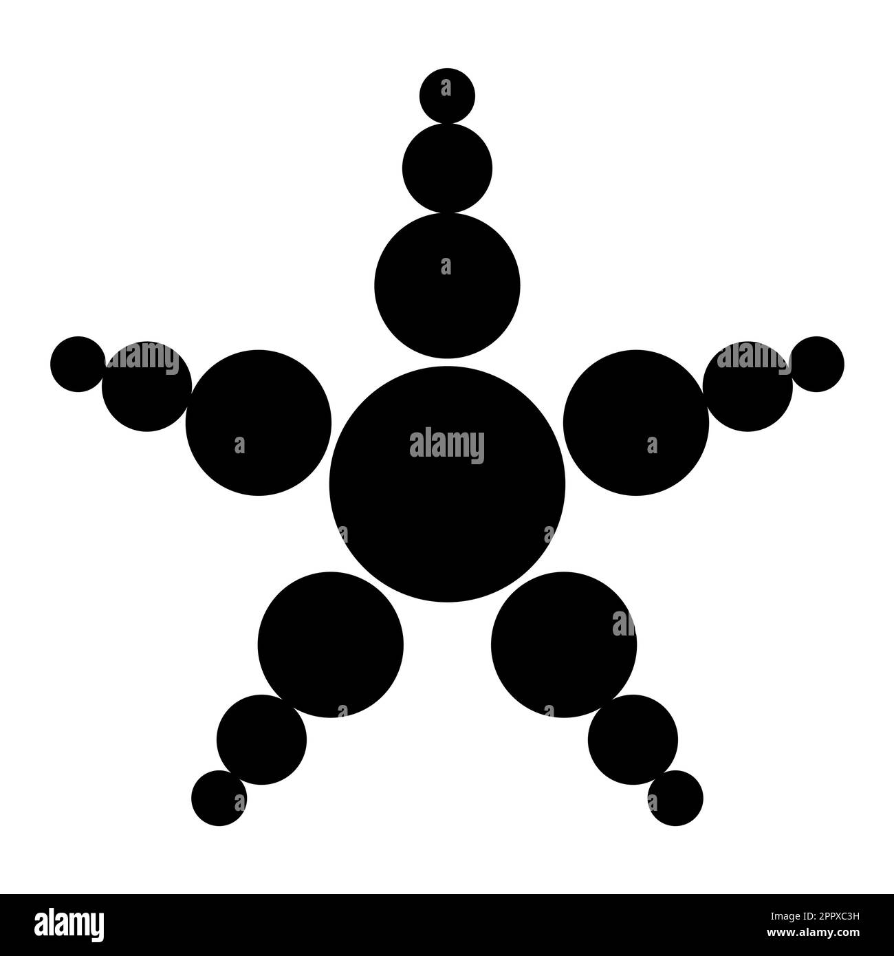 Five symmetrical Black and White Stock Photos & Images - Alamy