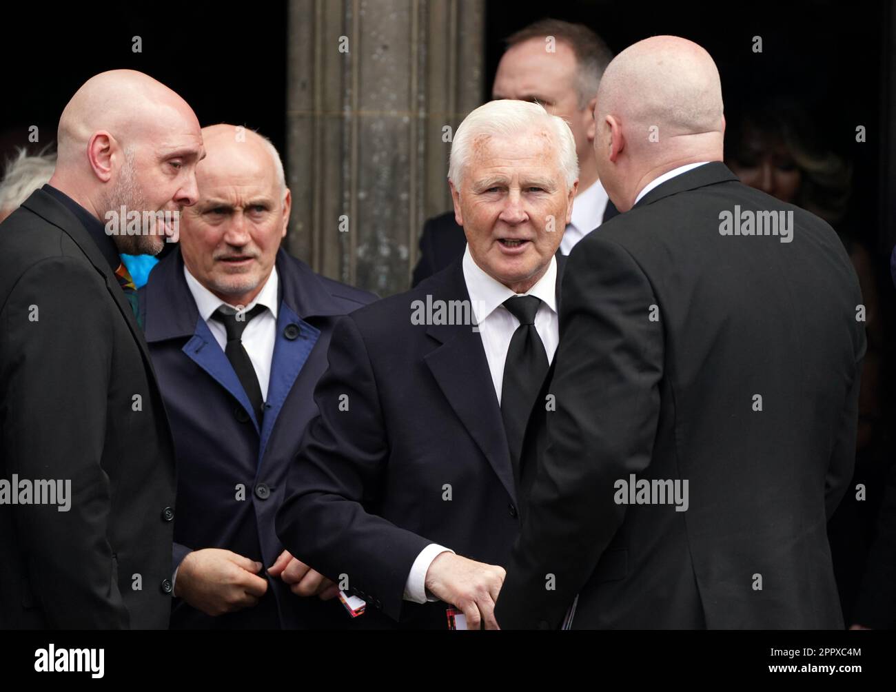 Former boxer Jim Watt (second right) with Barry McGuigan and Mark ...