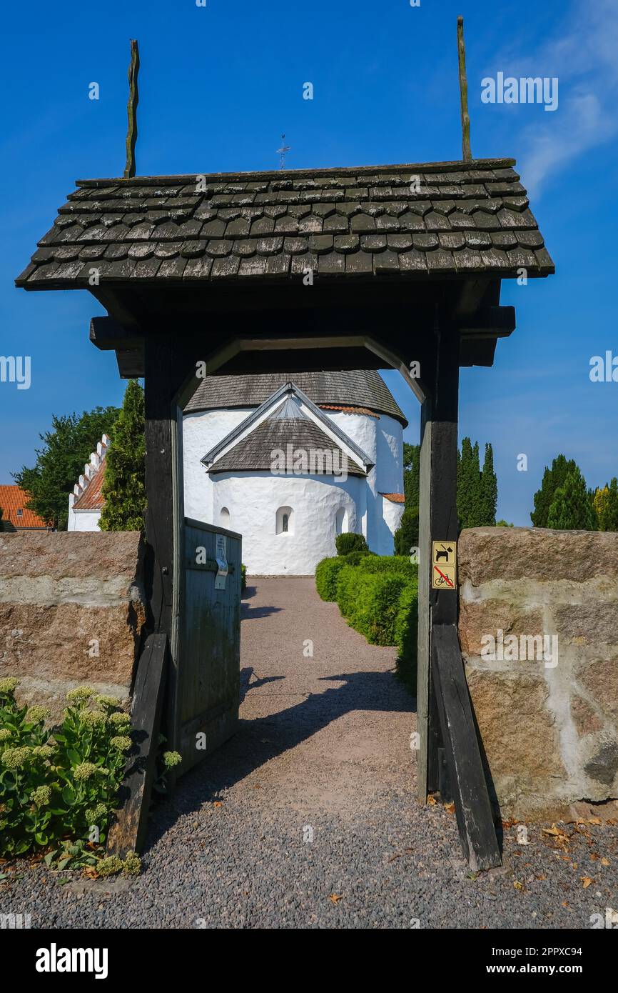 Ny Kirke, the New Church in Nyker, Bornholm Island, Denmark ...