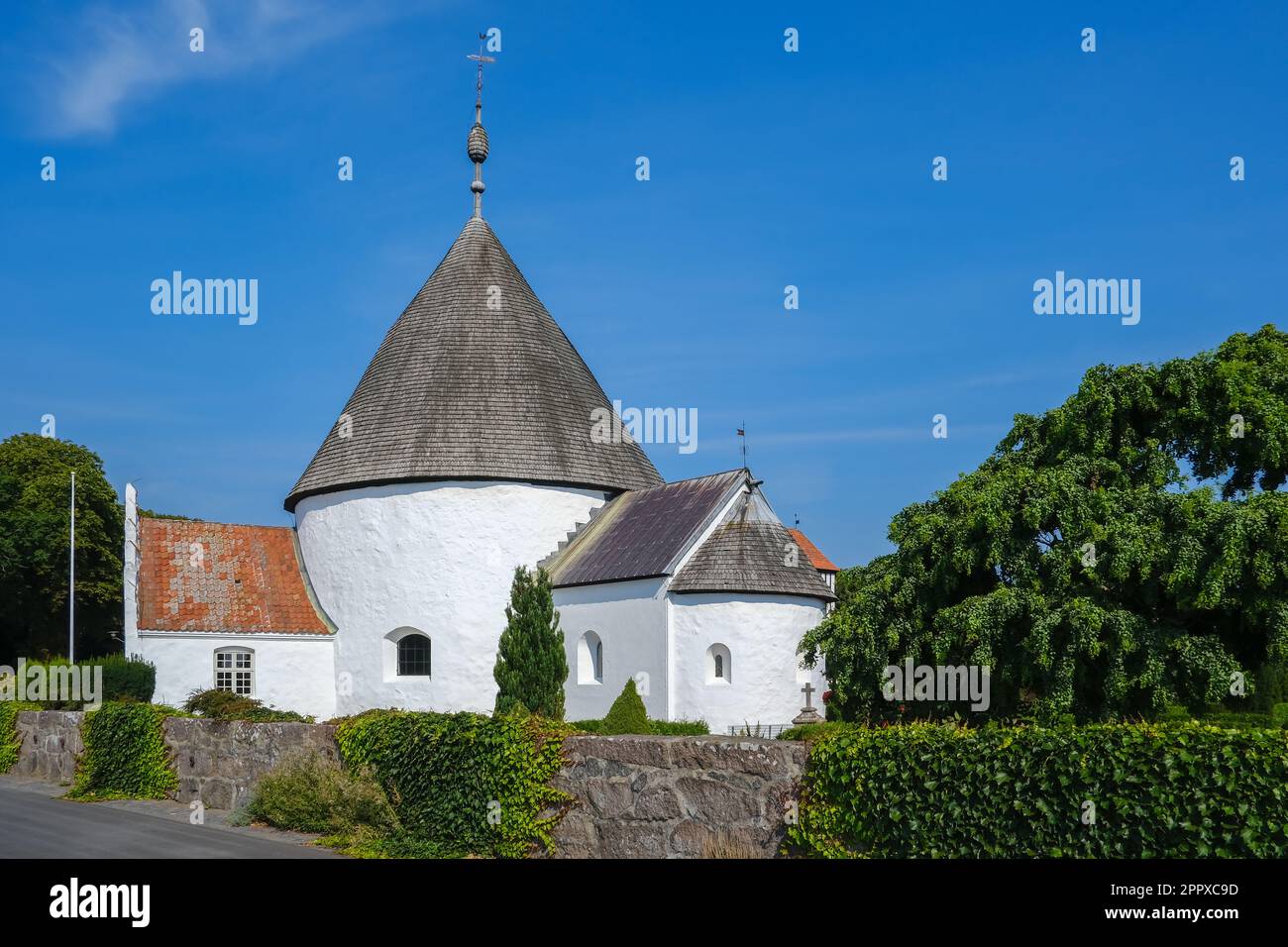 Ny Kirke, the New Church in Nyker, Bornholm Island, Denmark ...