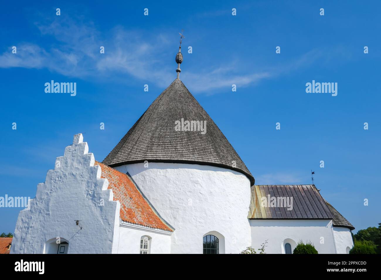 Ny Kirke, the New Church in Nyker, Bornholm Island, Denmark ...