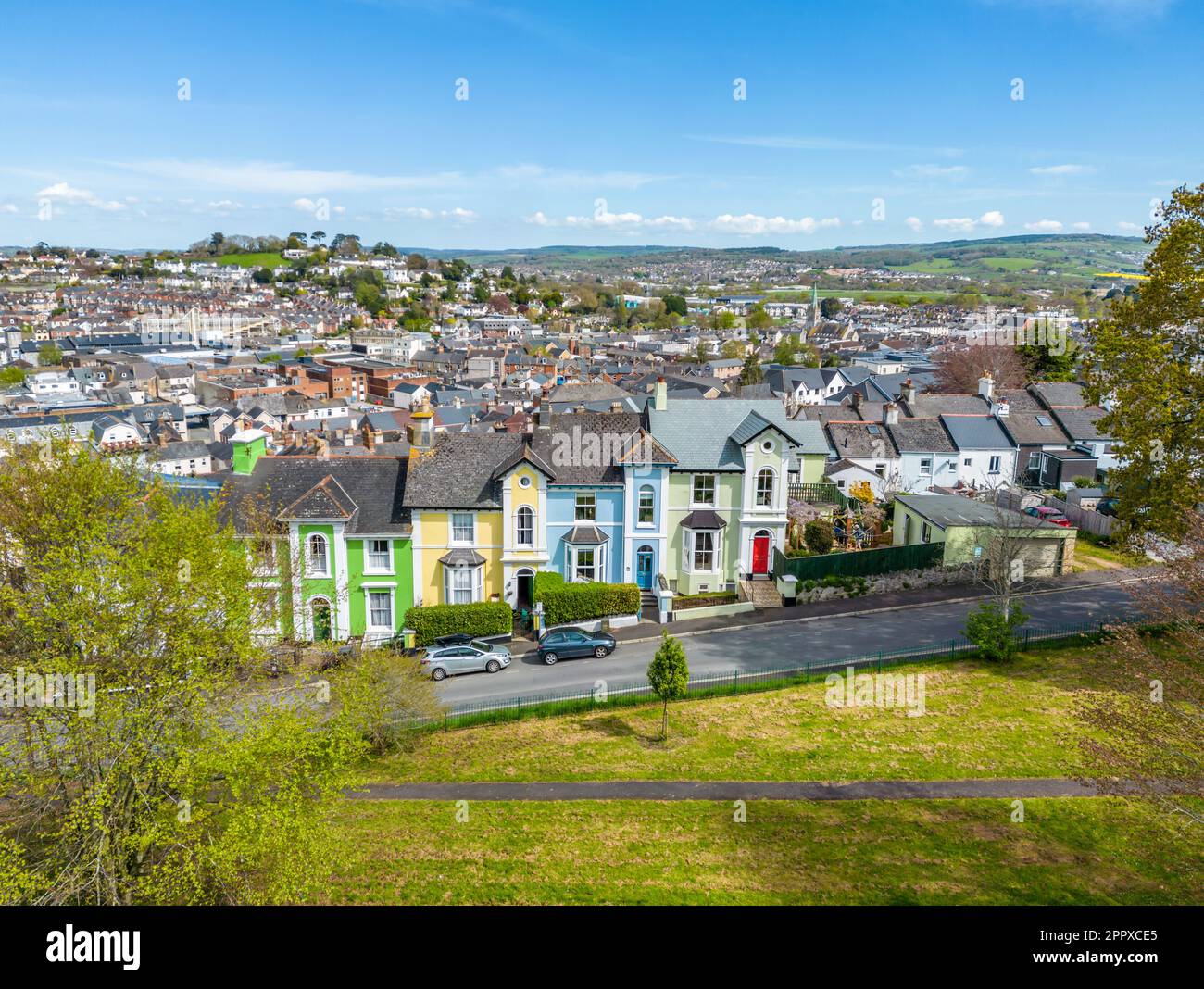 Newton abbot aerial hi-res stock photography and images - Alamy
