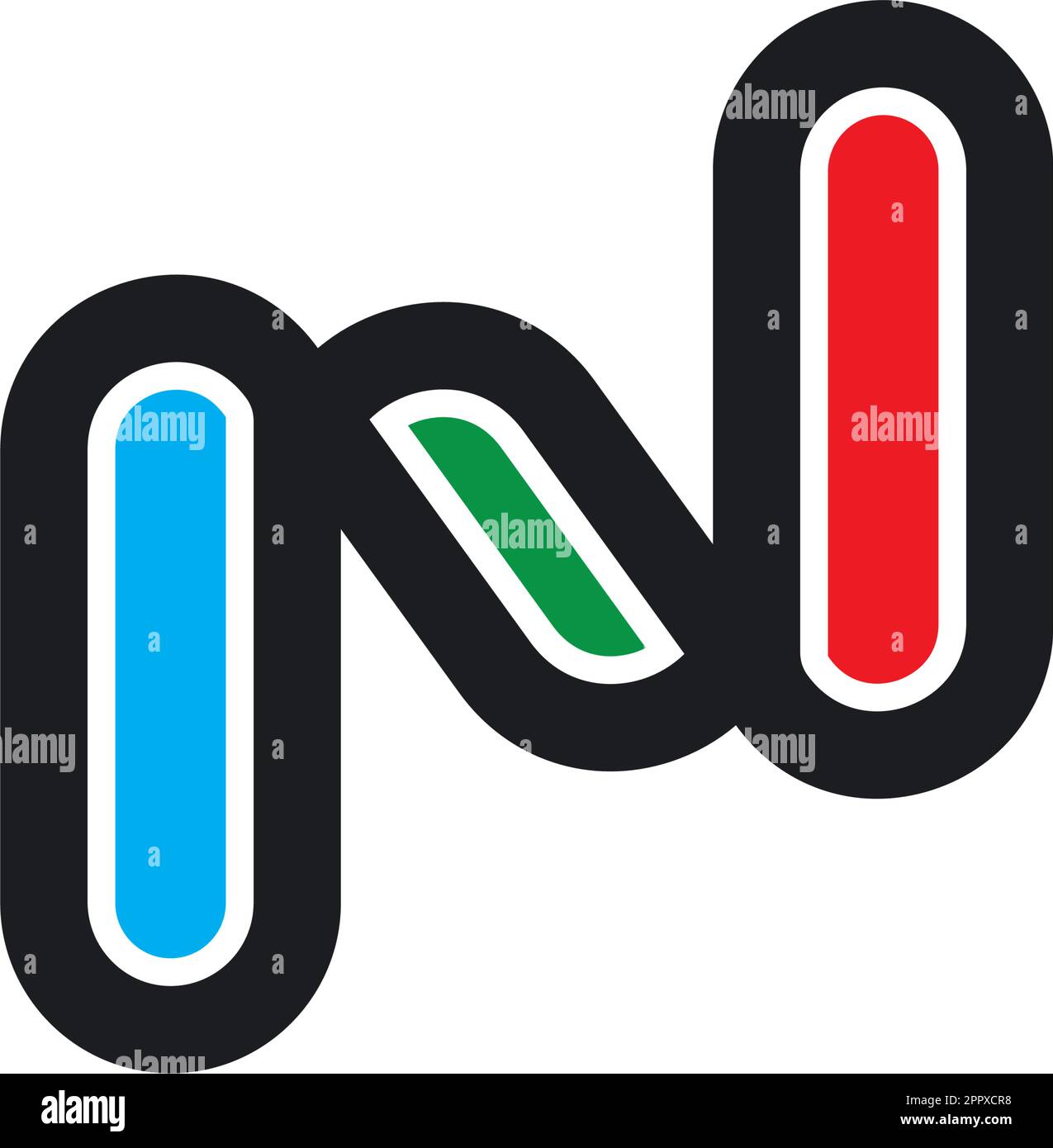 N Letter icon Vector illustration concept design template Stock Vector ...