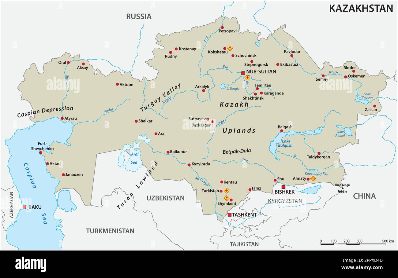 Central asian capital Cut Out Stock Images & Pictures - Alamy