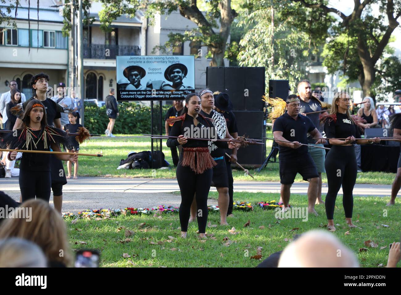 Sydney, Australia. 25th April 2023. The ANZAC Day Coloured Digger event ...