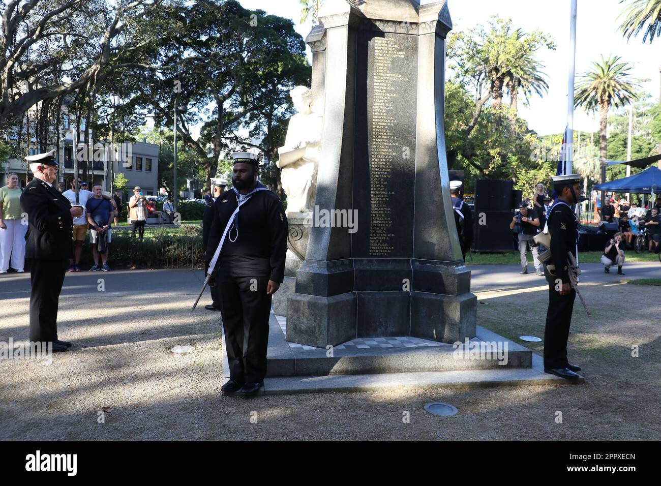 Sydney, Australia. 25th April 2023. The ANZAC Day Coloured Digger event ...
