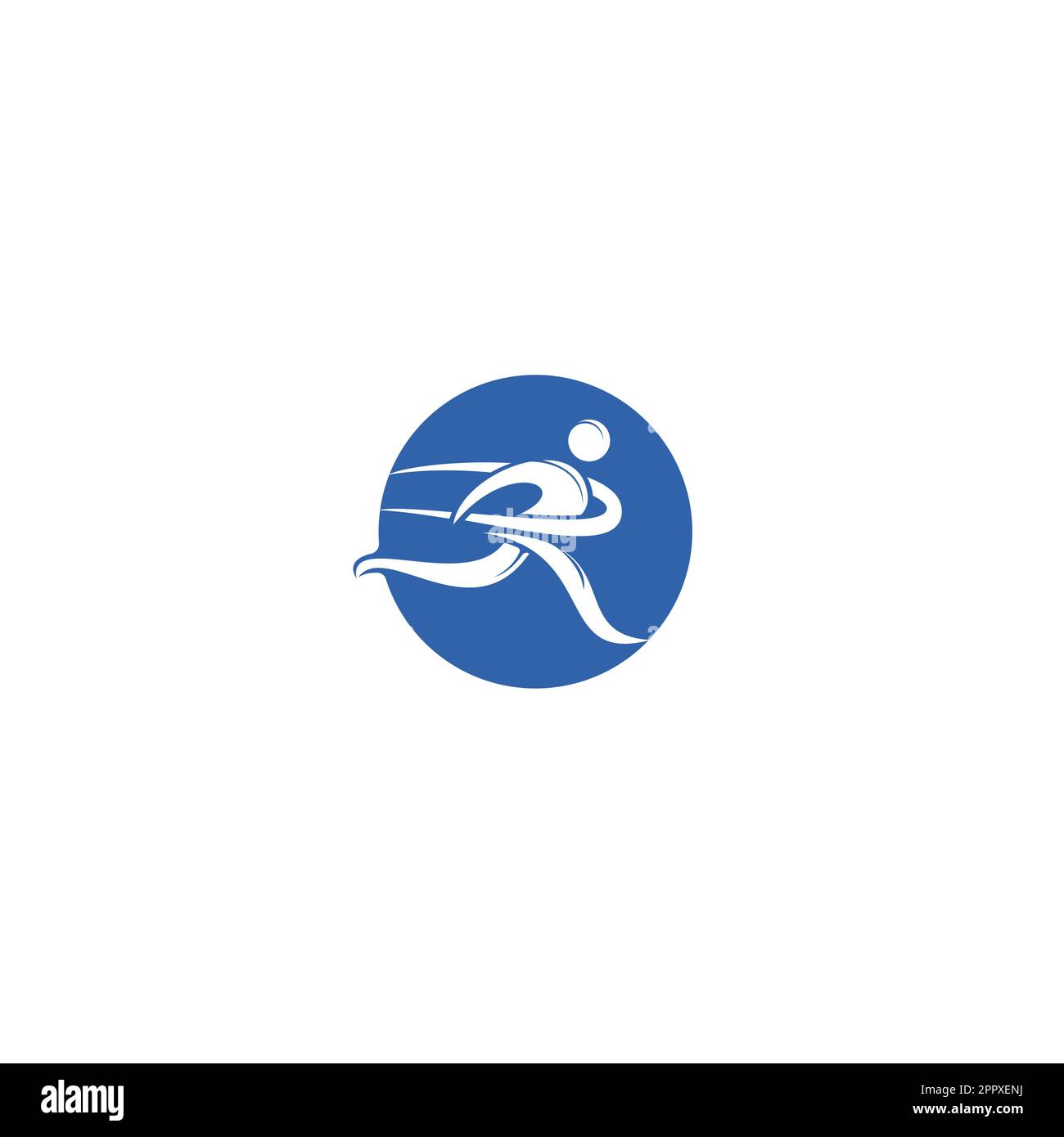 Running Man With Finish Ribbon Logo Design. Marathon logo template ...