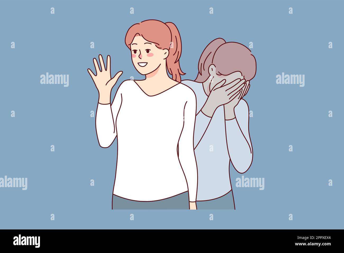 Pretend cartoon hi-res stock photography and images - Alamy