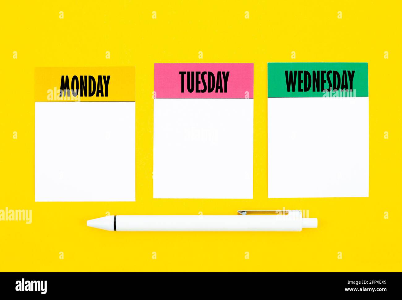 Monday tuesday wednesday thursday friday hi-res stock photography and ...