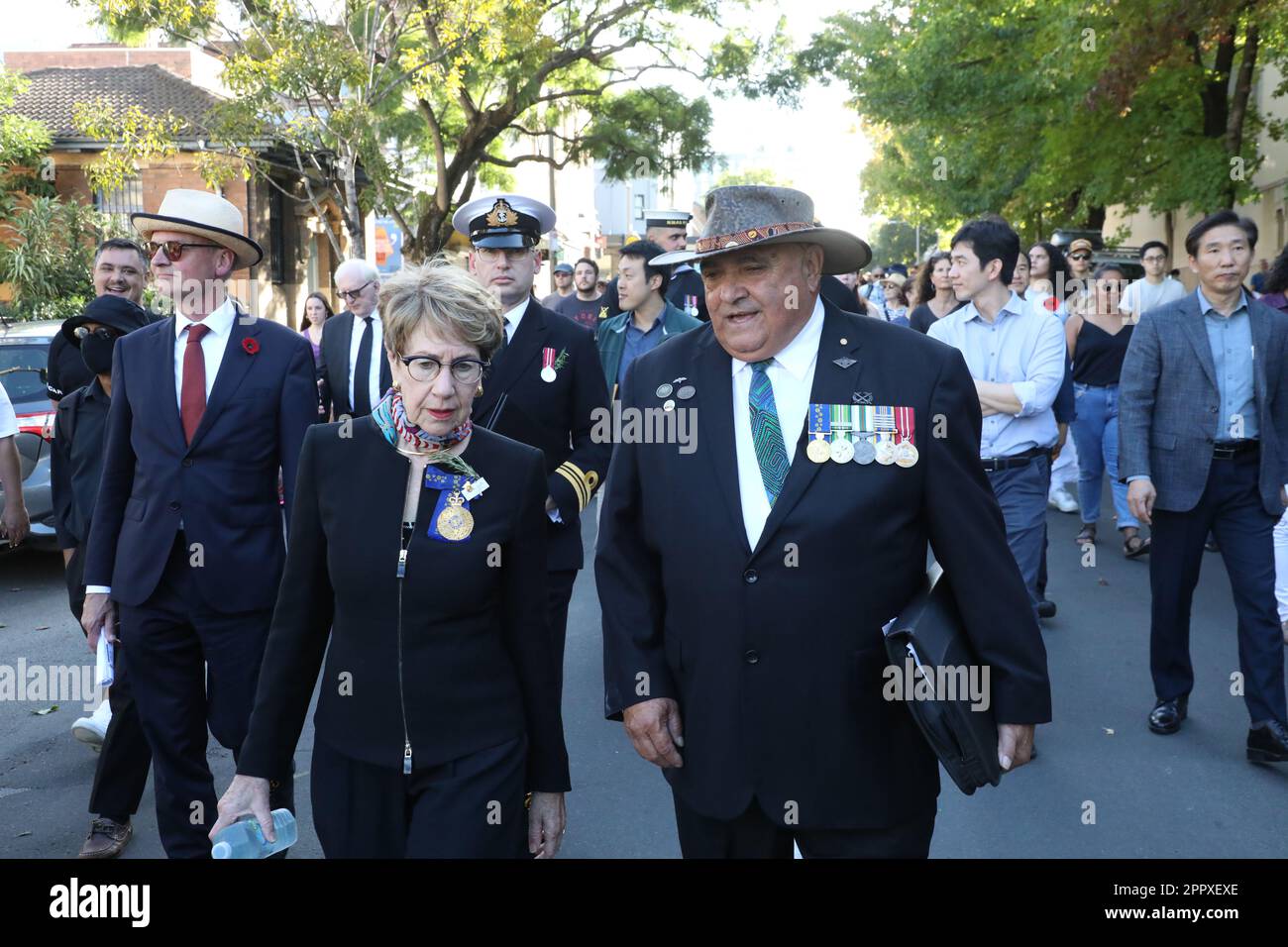 Sydney, Australia. 25th April 2023. The ANZAC Day Coloured Digger event ...