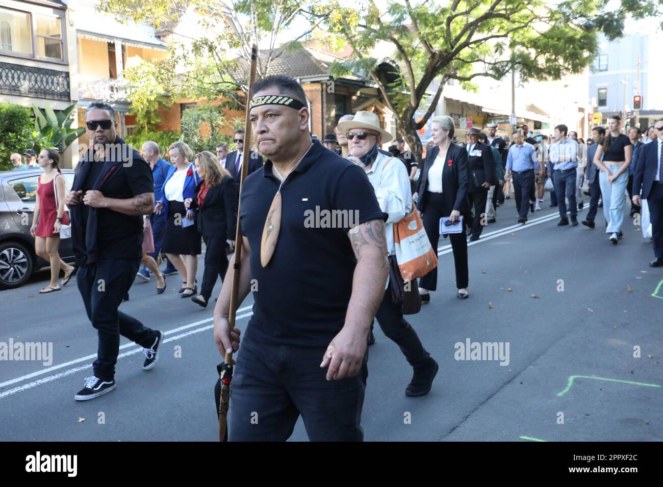 Sydney, Australia. 25th April 2023. The ANZAC Day Coloured Digger event ...